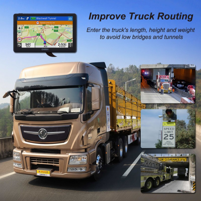 Navegador GPS Camion Ohrex T76 Bluetooh